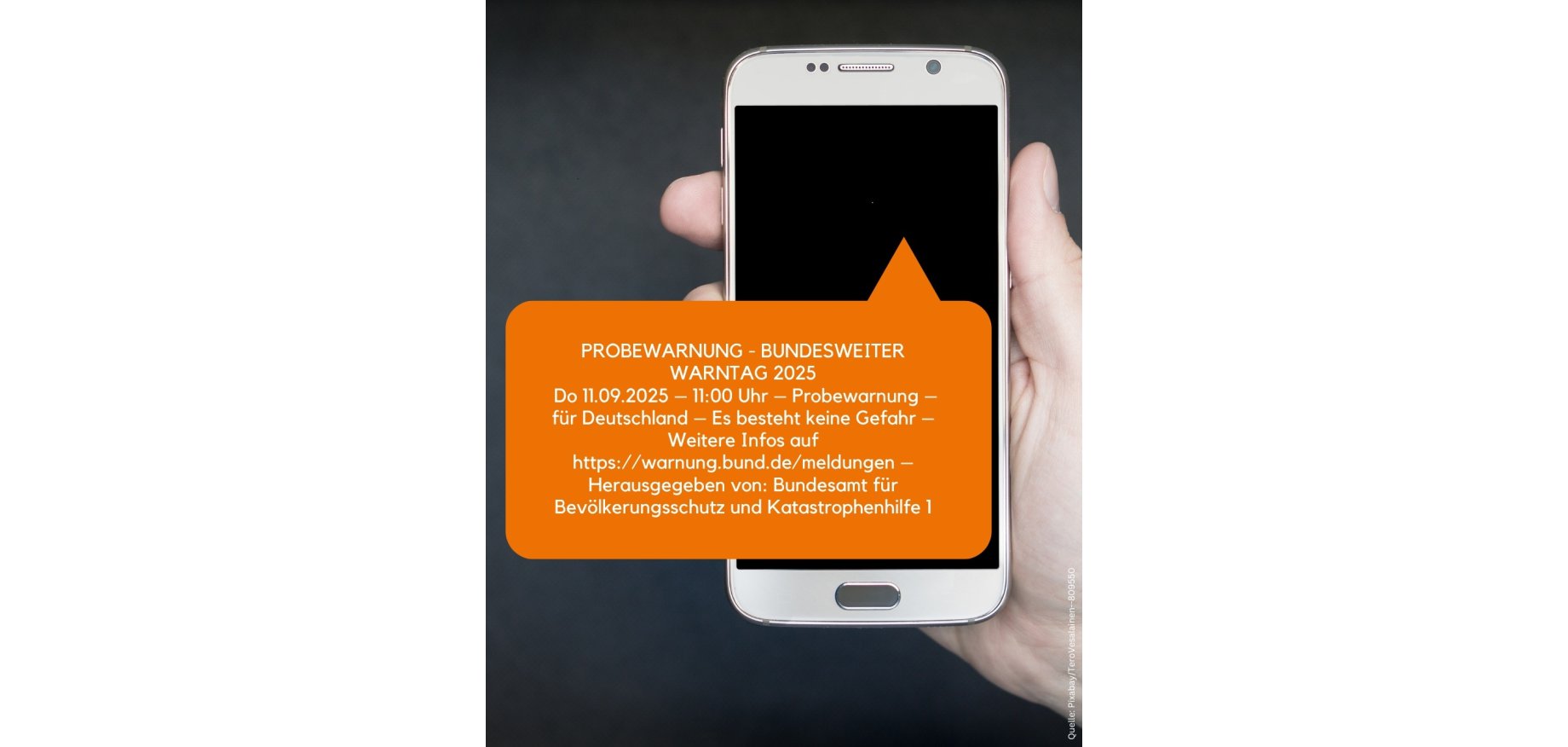 Bundesweiter Warntag am 11. September 2025 | Stadt Heinsberg